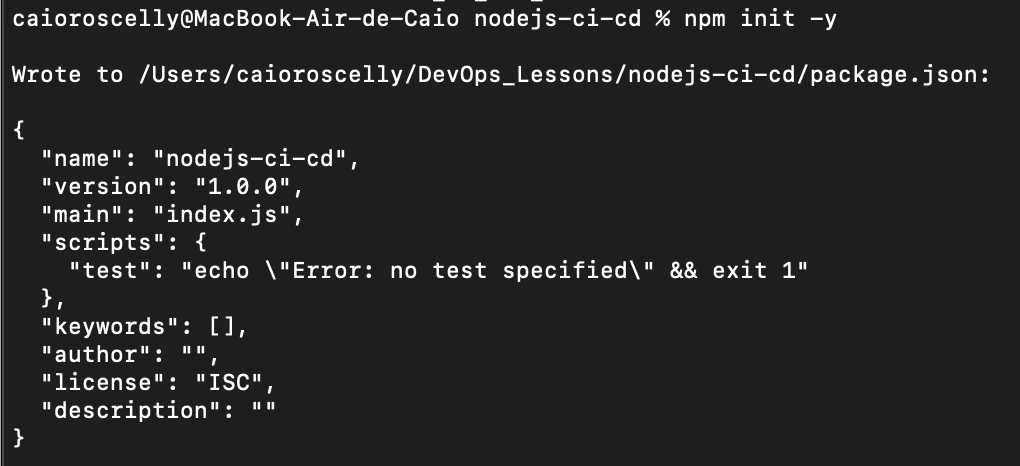 Criando uma pipeline de CI/CD para aplicações Node.js no GitHub Actions Criando uma pipeline de CI/CD para aplicações Node.js no GitHub Actions
