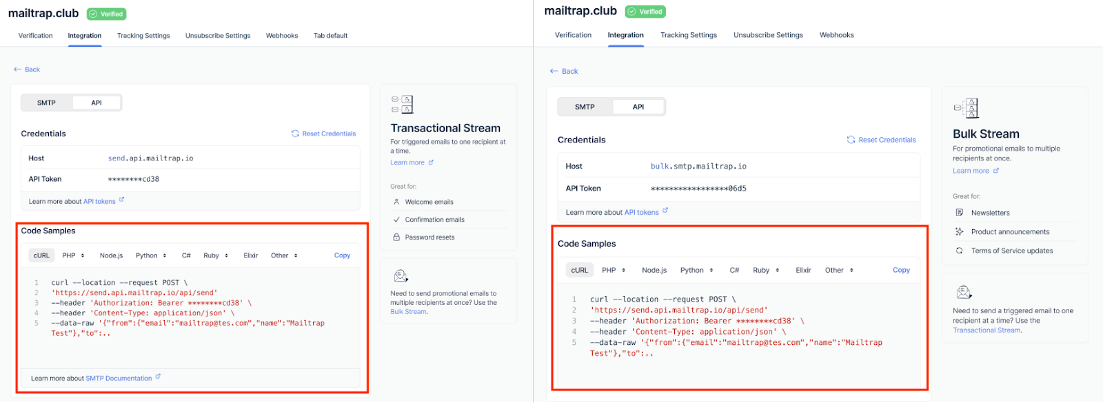 Mailtrap Email Sending API integration - Mailtrap Knowledge Base Mailtrap Email Sending API integration - Mailtrap Knowledge Base