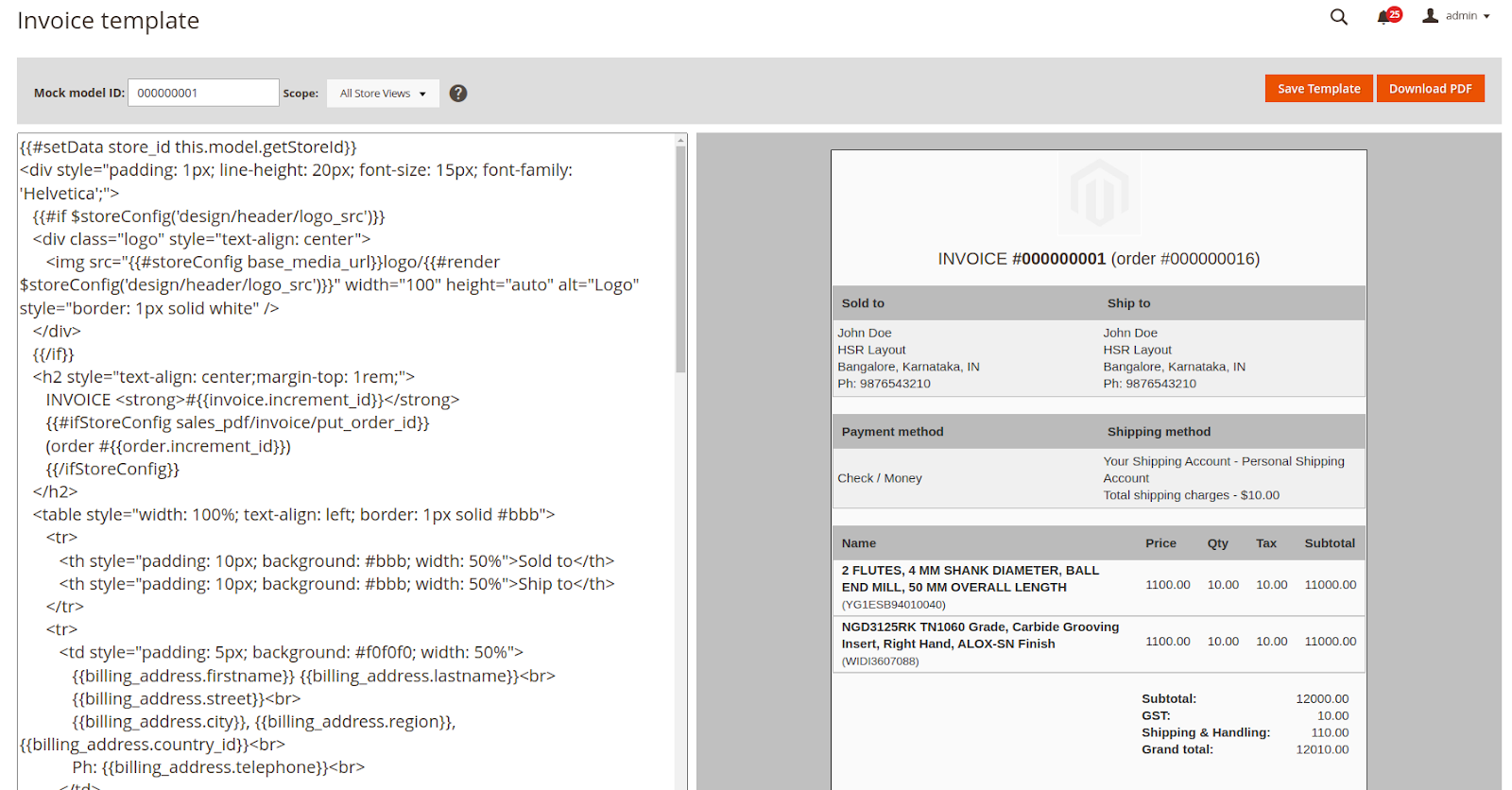 How To Edit Pdf Templates In Magento With Our User Friendly Pdf Extension