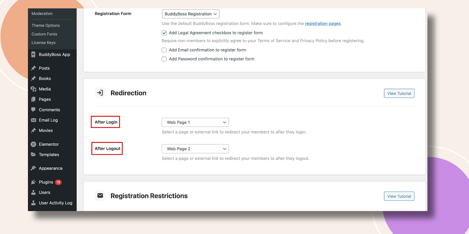 Login/Logout Redirection - Knowledge Base | BuddyBoss Resources Login/Logout Redirection - Knowledge Base | BuddyBoss Resources