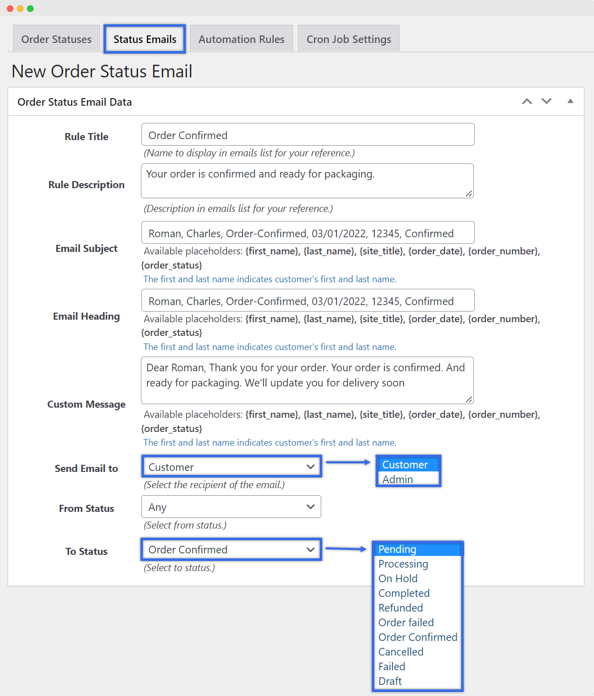 Setting Up WooCommerce Custom Order Status - Documentation Setting Up WooCommerce Custom Order Status - Documentation