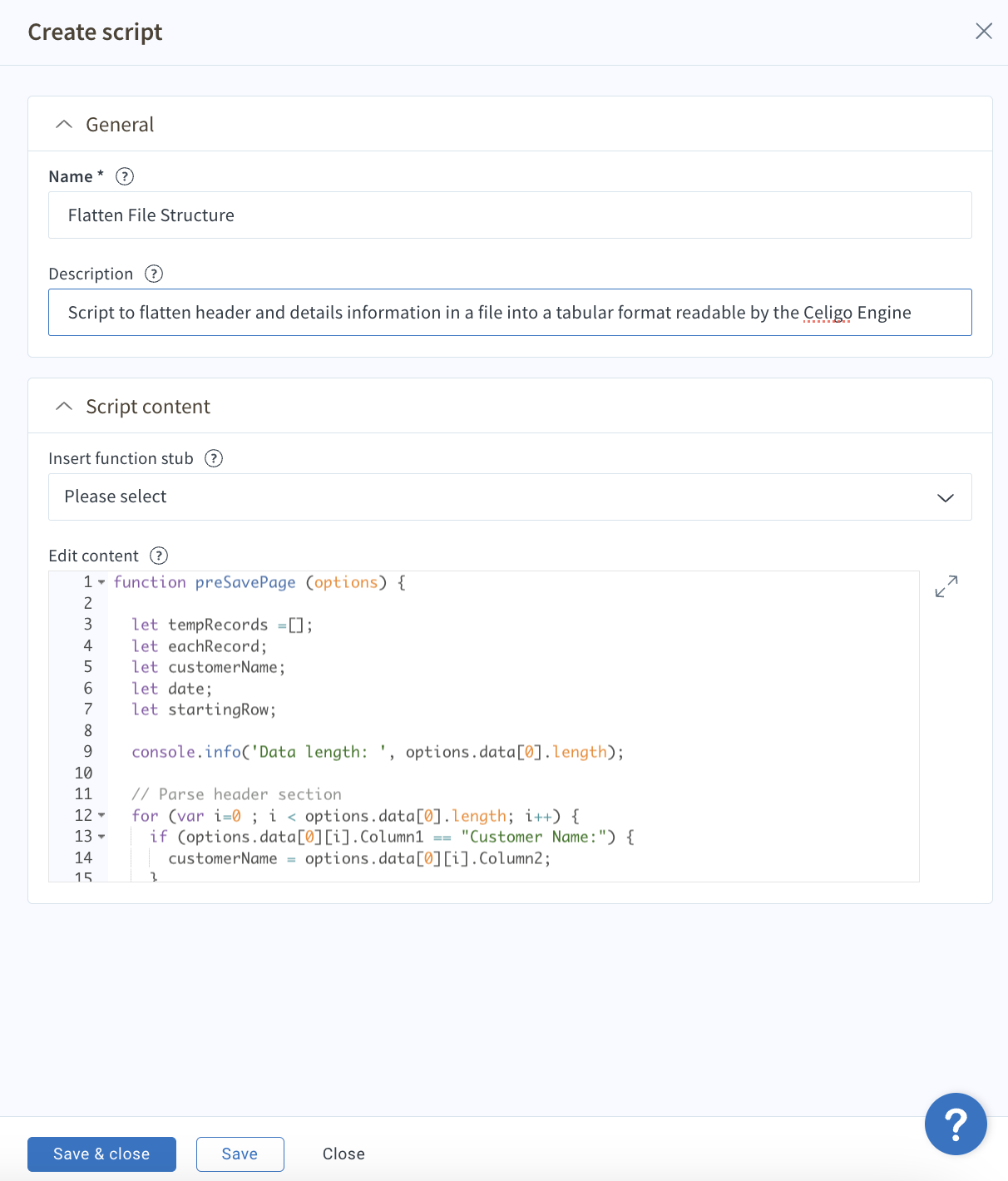 Handling Complex File Structures in Celigo Handling Complex File Structures in Celigo