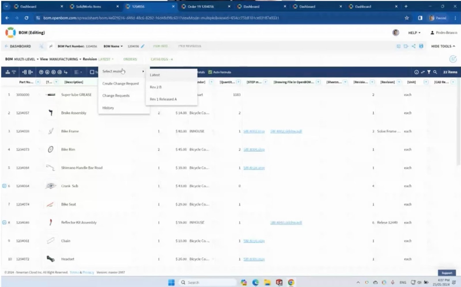 Live Workshop - OpenBOM Change Management - OpenBOM Live Workshop - OpenBOM Change Management - OpenBOM