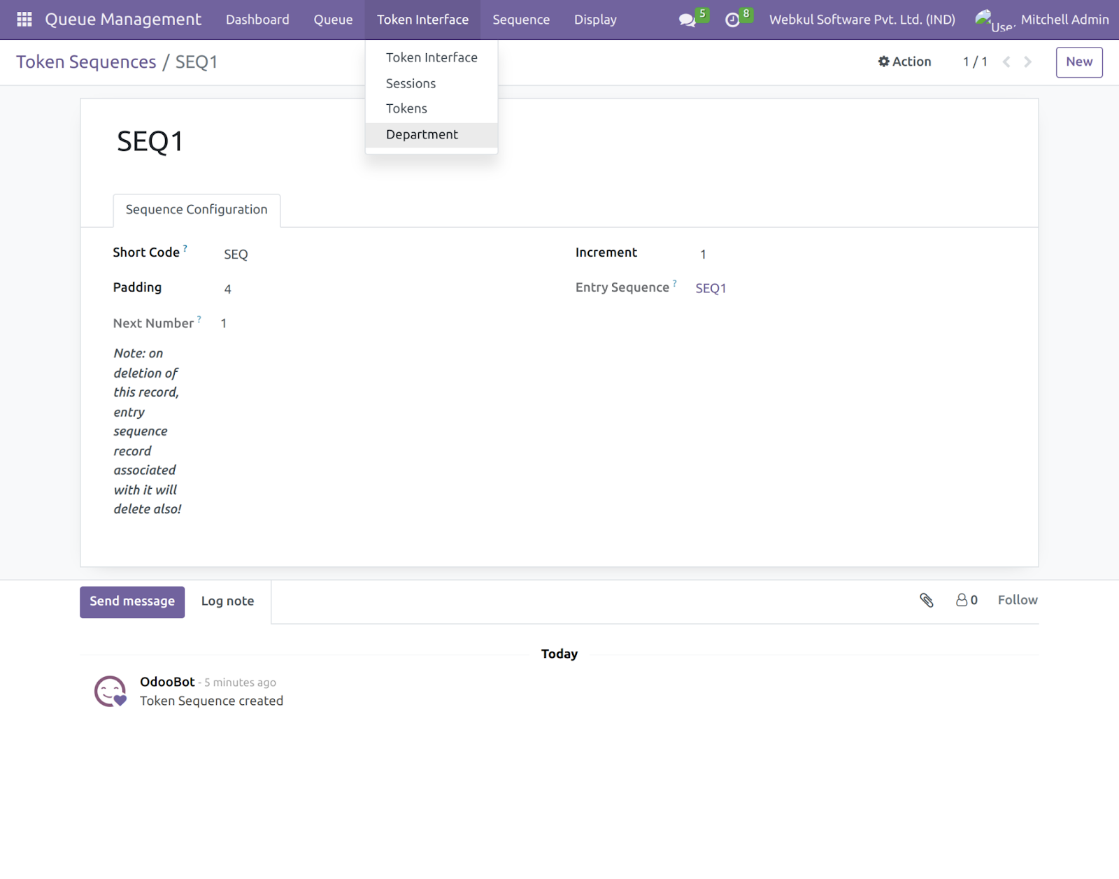 Odoo Queue Management Odoo Token Management
