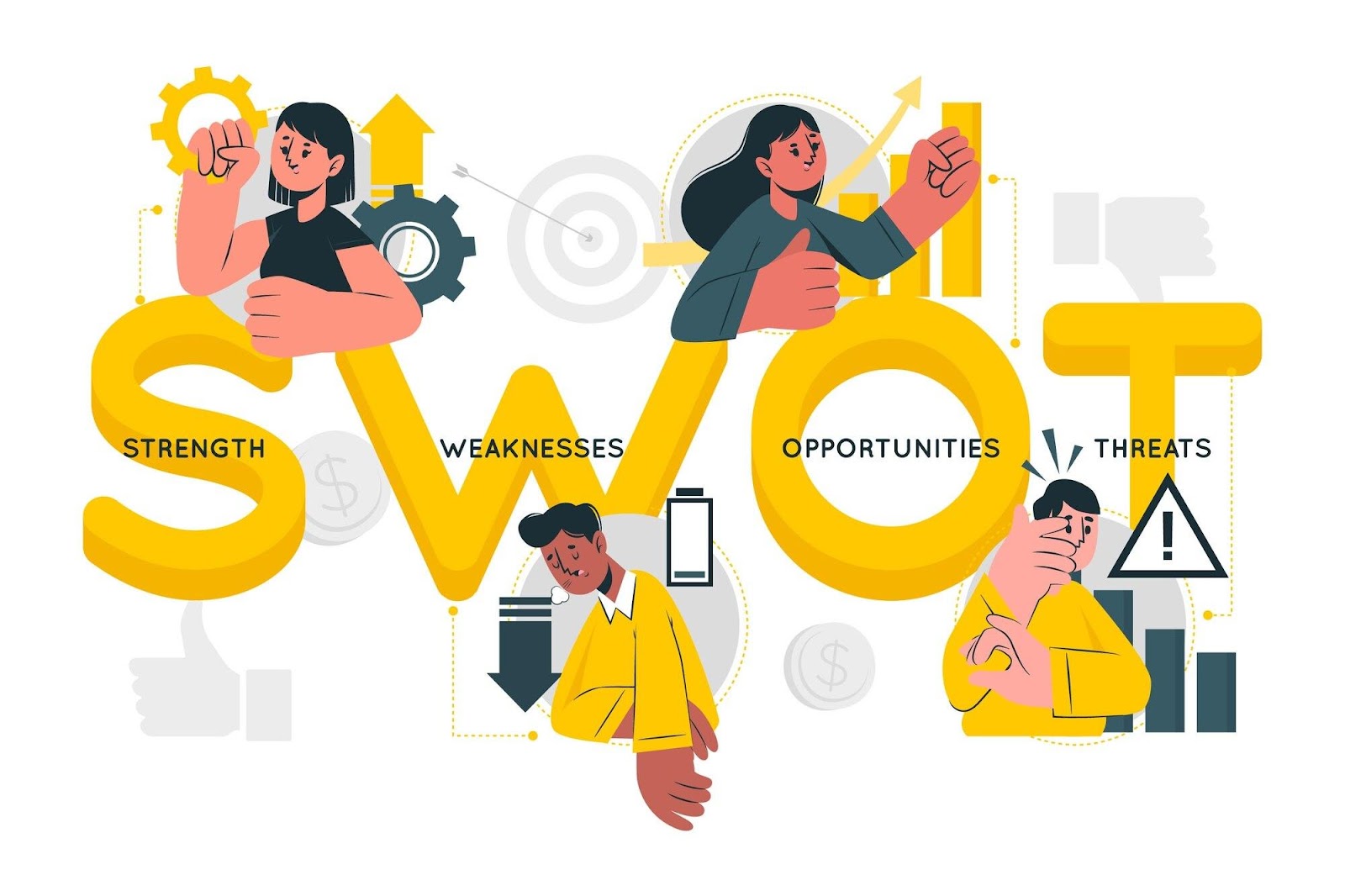 dibimbing.id - Apa itu Analisis SWOT? Pengertian, Tujuan, Langkah & Contoh dibimbing.id - Apa itu Analisis SWOT? Pengertian, Tujuan, Langkah & Contoh