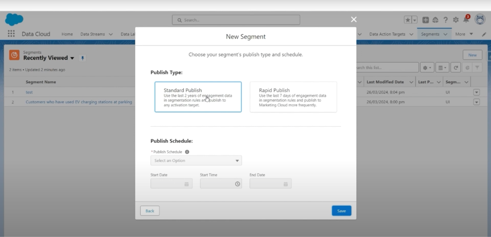 Creating Custom Segments in Salesforce Data Cloud Creating Custom Segments in Salesforce Data Cloud