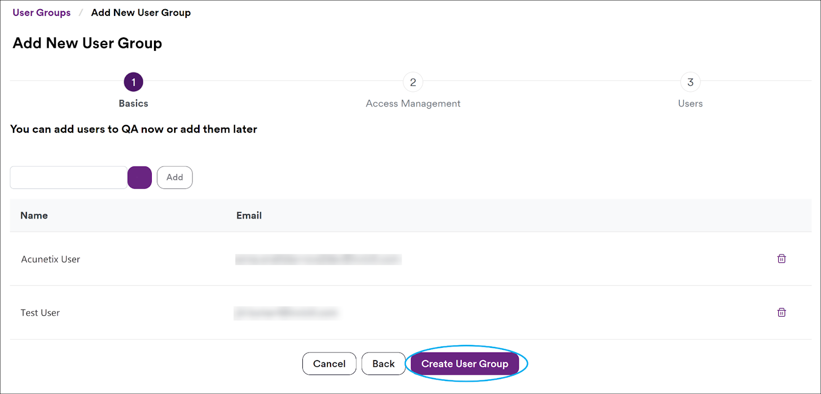 Adding and managing user groups | Acunetix Adding and managing user groups | Acunetix