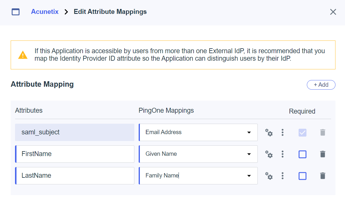 Configuring Ping Identity Single Sign-On Integration with SAML | Acunetix Configuring Ping Identity Single Sign-On Integration with SAML | Acunetix