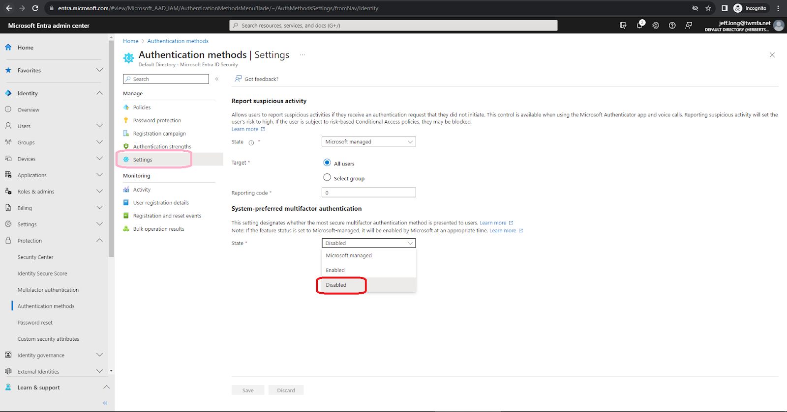 Microsoft Entra - disable default MFA - Documentation - TraitWare, Inc. Microsoft Entra - disable default MFA - Documentation - TraitWare, Inc.