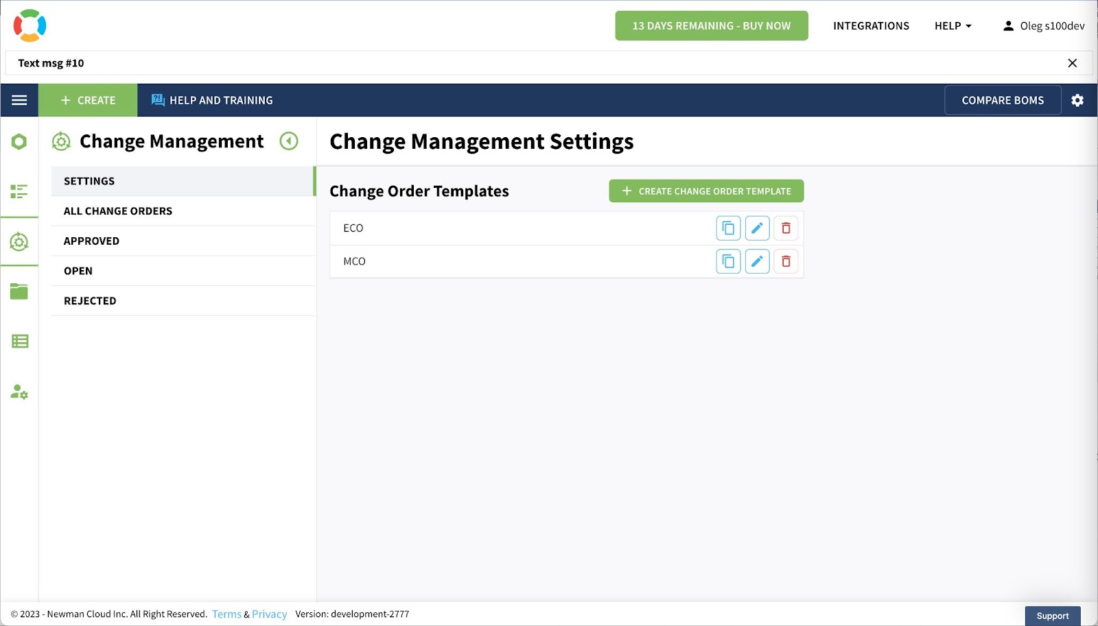 Heads up - OpenBOM Change Management Enhancements - OpenBOM Heads up - OpenBOM Change Management Enhancements - OpenBOM